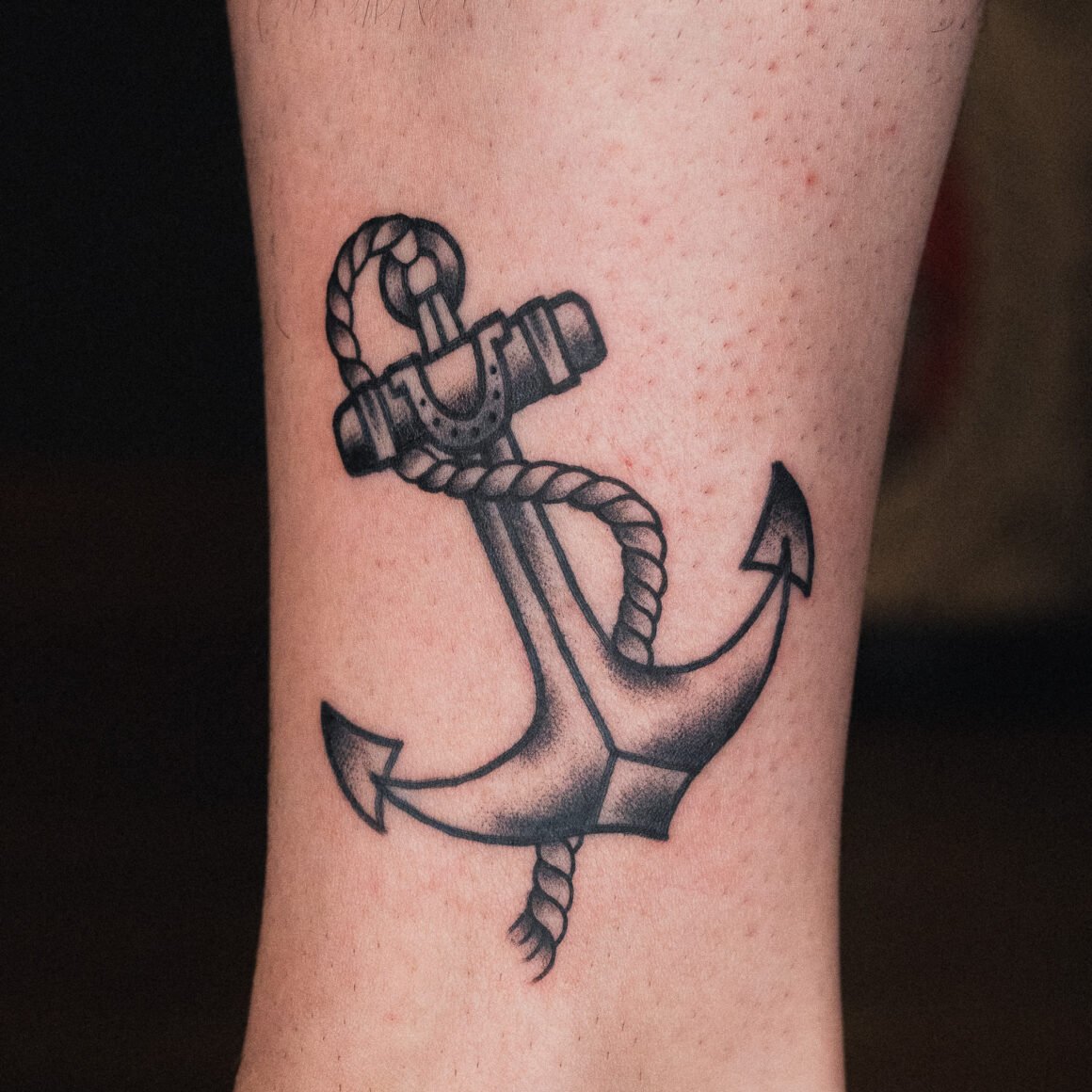 American Traditional Anchor Tattoo - GOOD TIMES INK