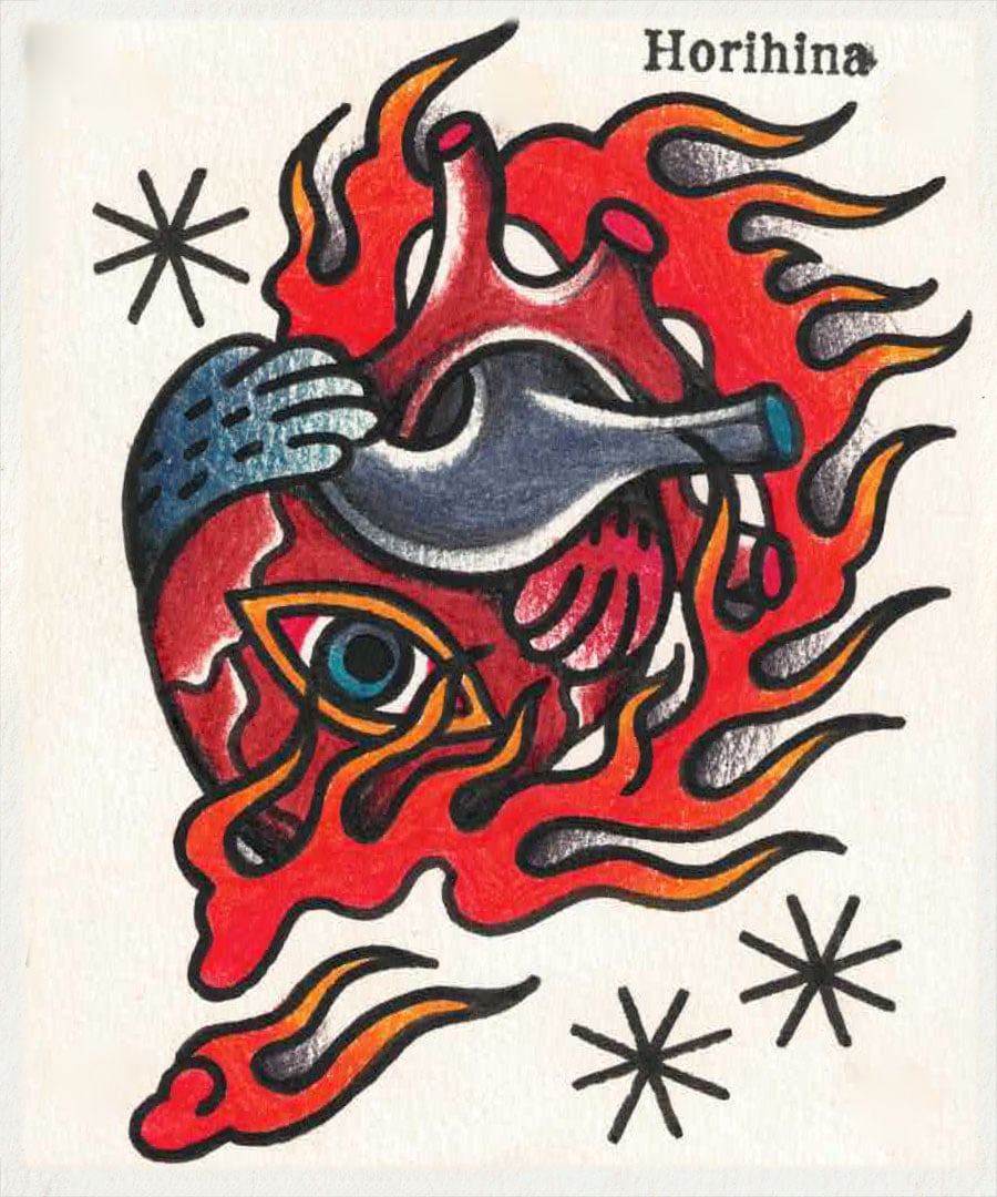 Burning Heart Flash - GOOD TIMES INK
