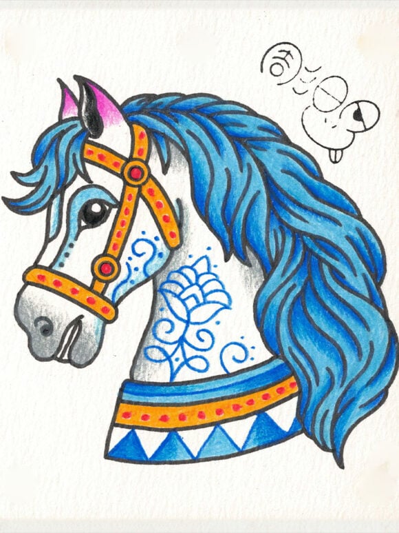 Carousel Horse Flash - GOOD TIMES INK